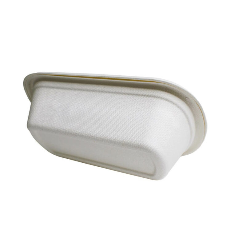 Hộp bã mía oval 800ml trắng - Công Ty TNHH Bao Bì Hapobe